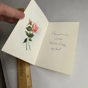 Sangamon | Party Supplies | Vintage Sangamon Get Well Greeting Card ...